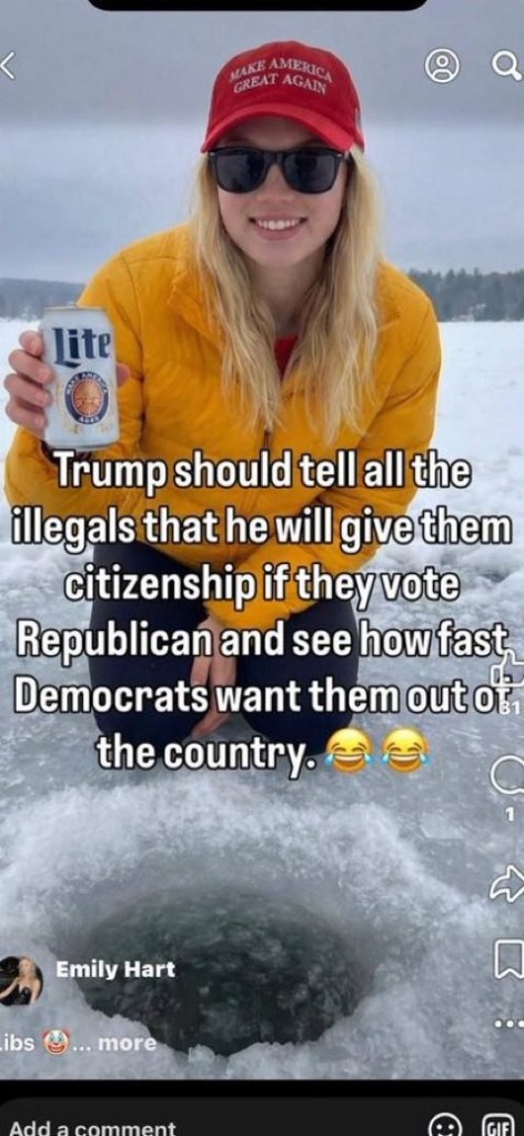 There's something about Emily: the MAGA babe revealed to be scam artist