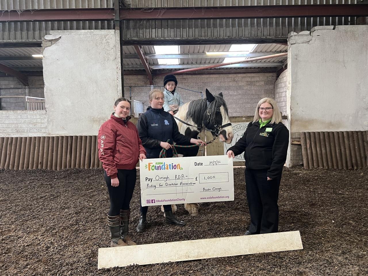 Asda Foundation grant supports Omagh RDA sensory room project