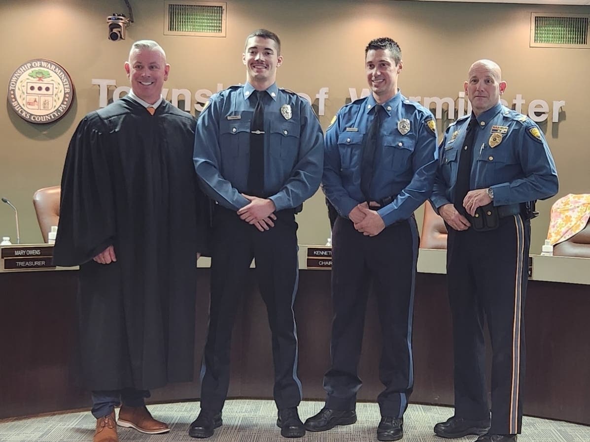 Police officer hired, another promoted in Warminster