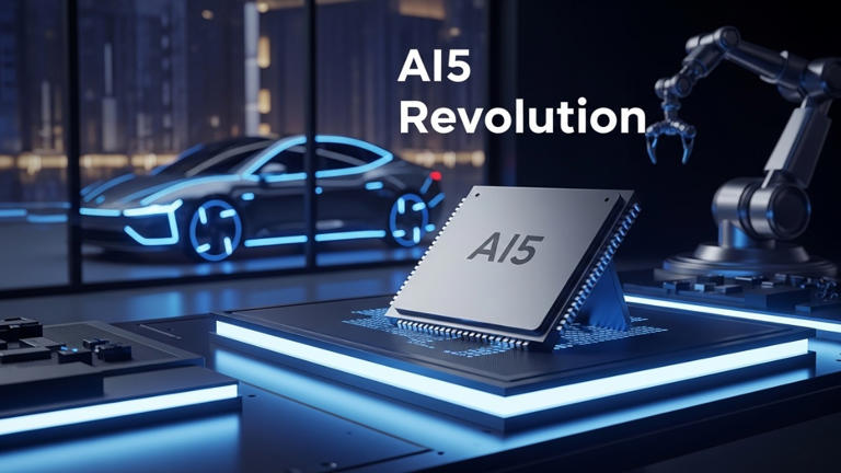 Tesla unveils AI5 chip design; the brain behind its next cars and robots