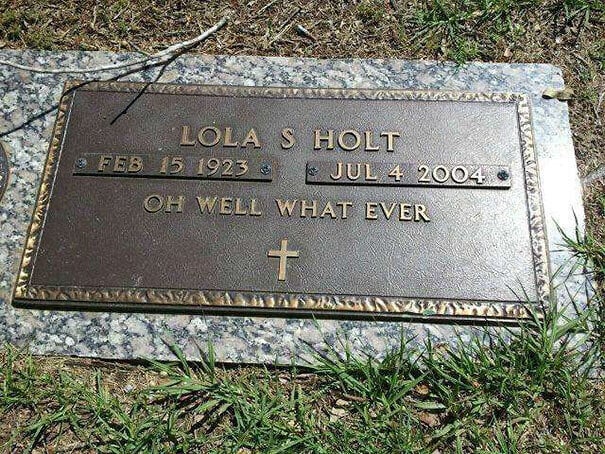 Unexpectedly dark and hilarious tombstone inscriptions