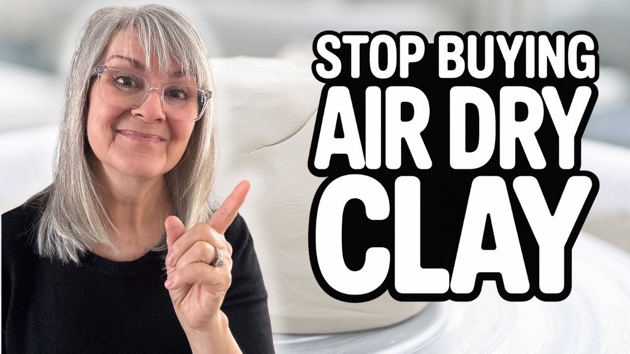 Stop buying air dry clay — make it at home for pennies!