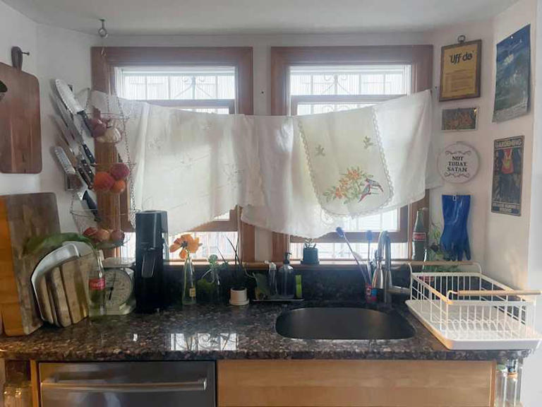 I tried Leanne Ford's 7-minute curtain hack: My kitchen looks 5x brighter