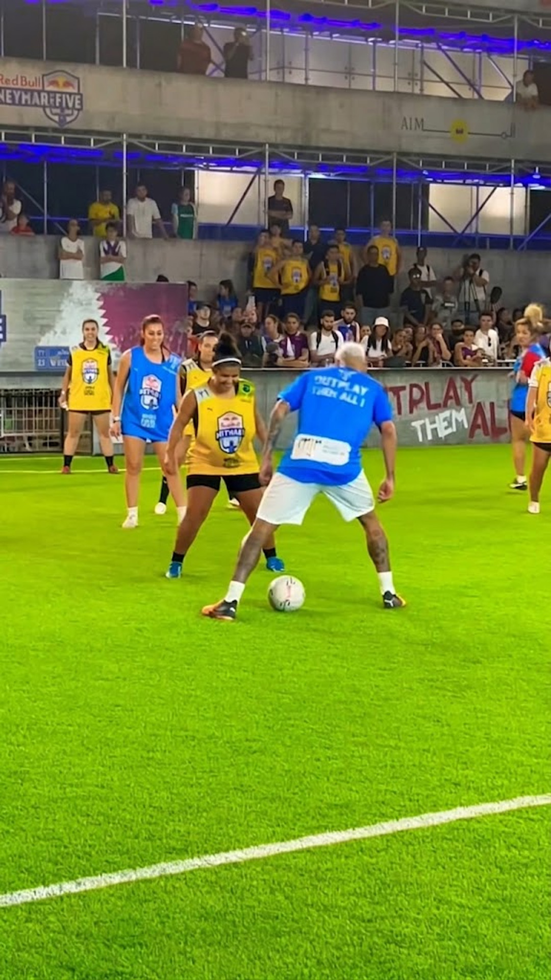 When Neymar shows his skills in a match