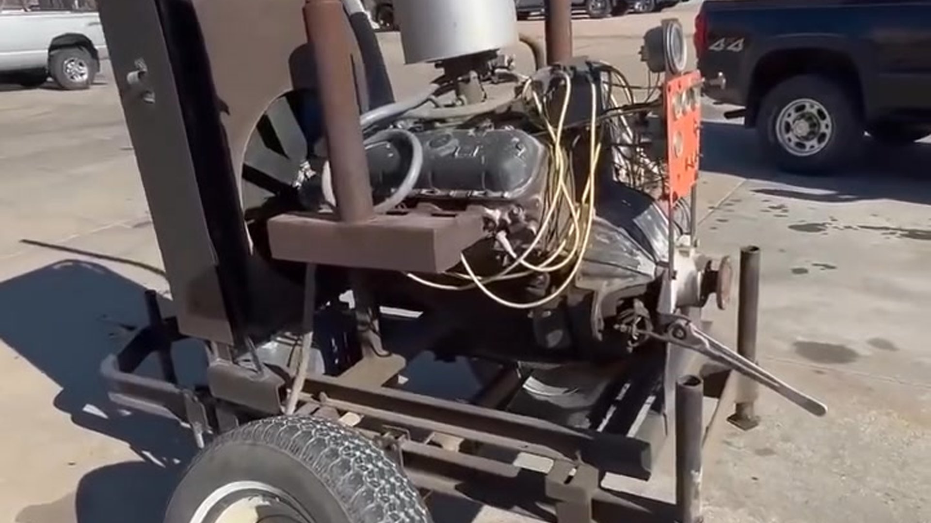 Farm battery struggles in cold weather