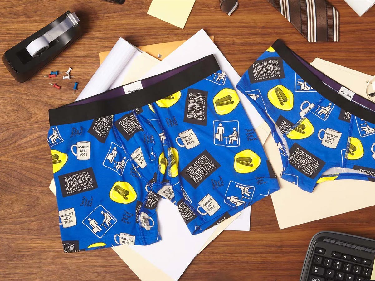 MeUndies collaborated with The Office for a collection of loungewear ...