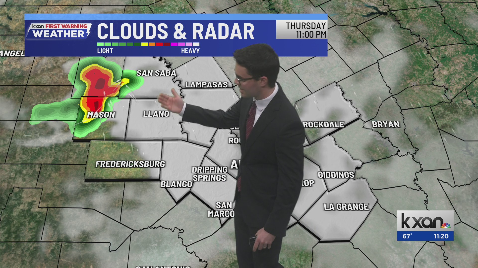 Isolated showers and storms, warming up | KXAN weather forecast (Apr. 22)