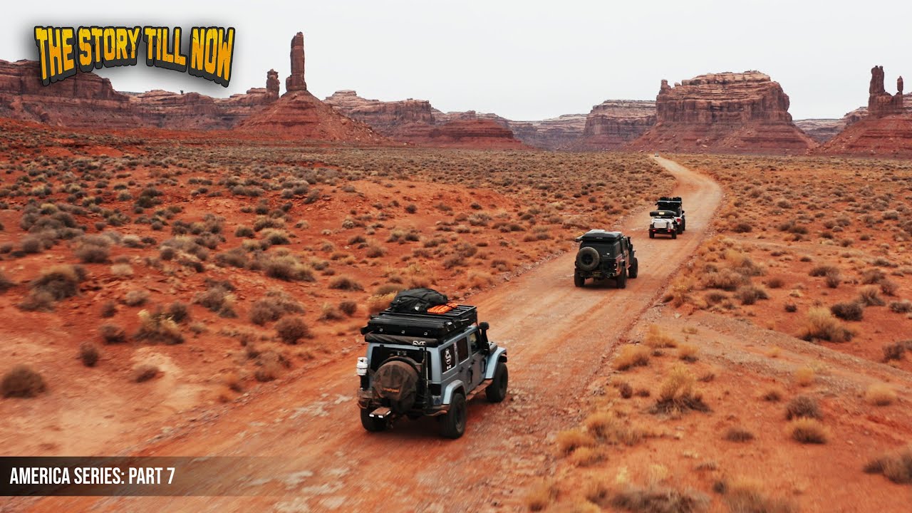 Jeep overland trip through Valley of the Gods