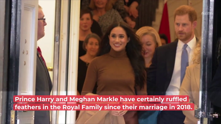 The relationships of Harry and Meghan within the royal family