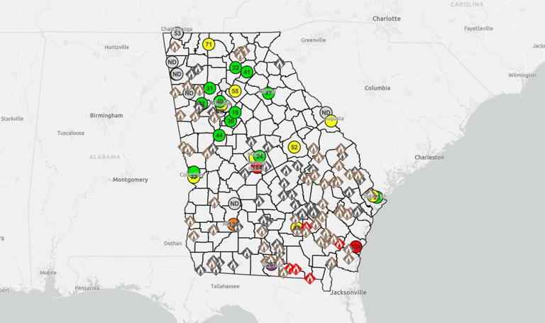 Live Updates Florida Georgia Wildfires Evacuations Cancellations