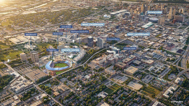 New Royals Stadium At Crown Center Take A Look At The Early Renderings