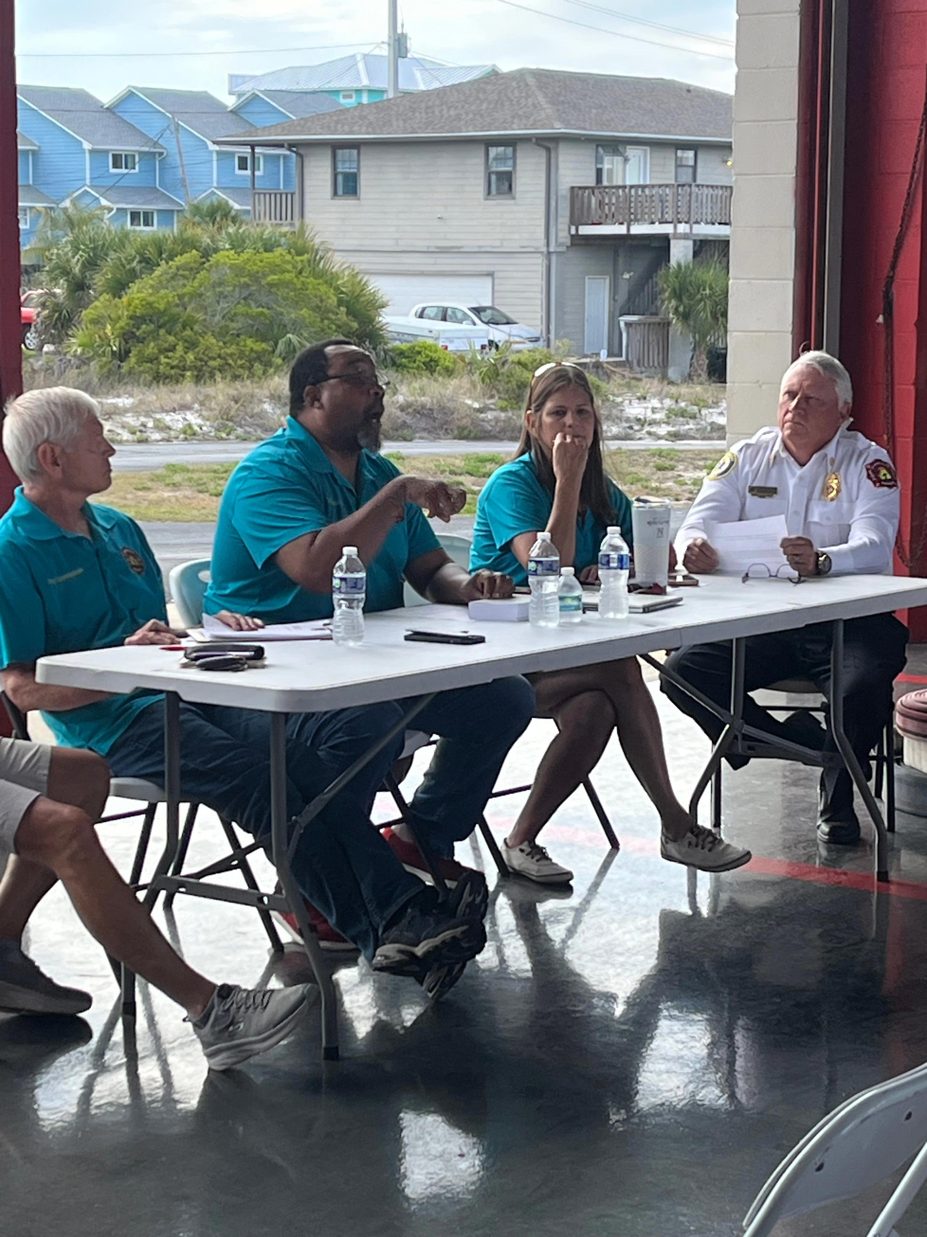 Rental home owners pack Navarre Beach fire hall to protest fee hike