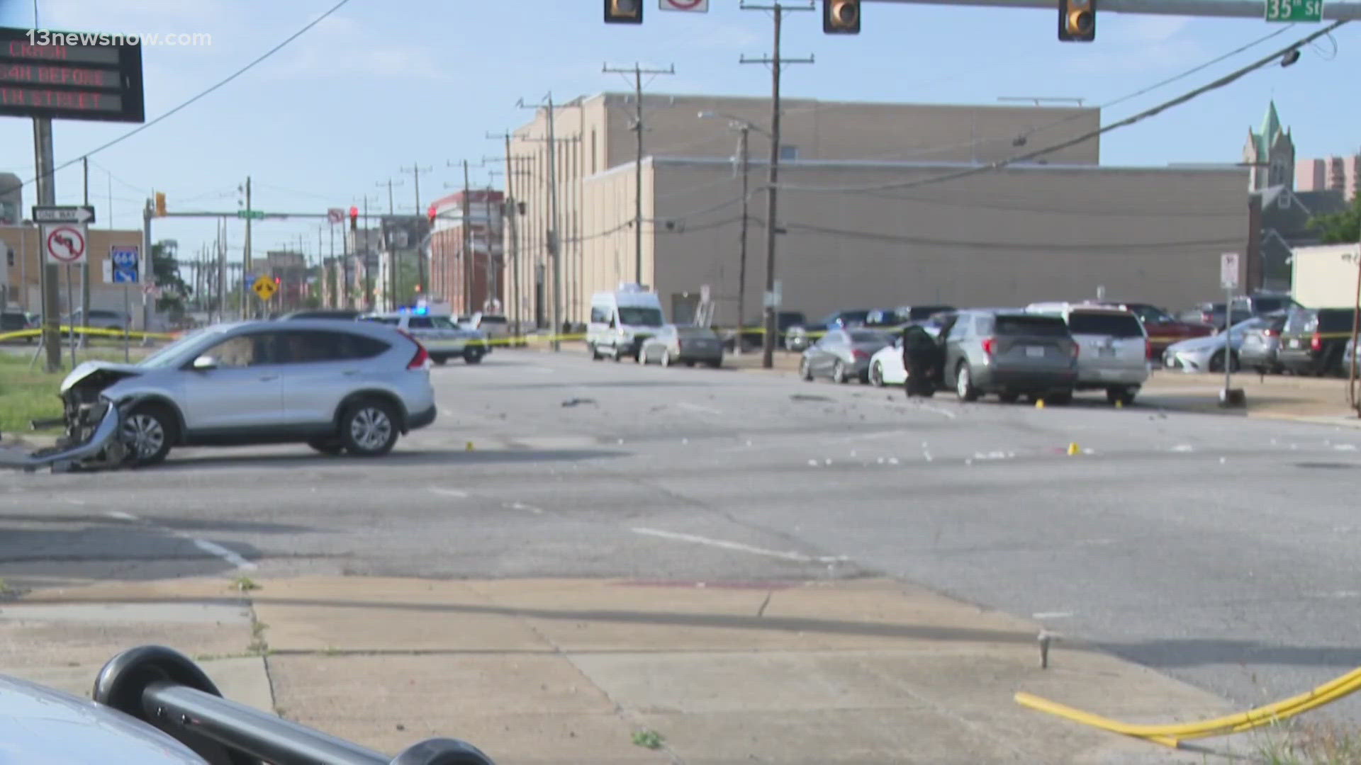 Crash involving sheriff’s unit shuts down part of Huntington Avenue in ...