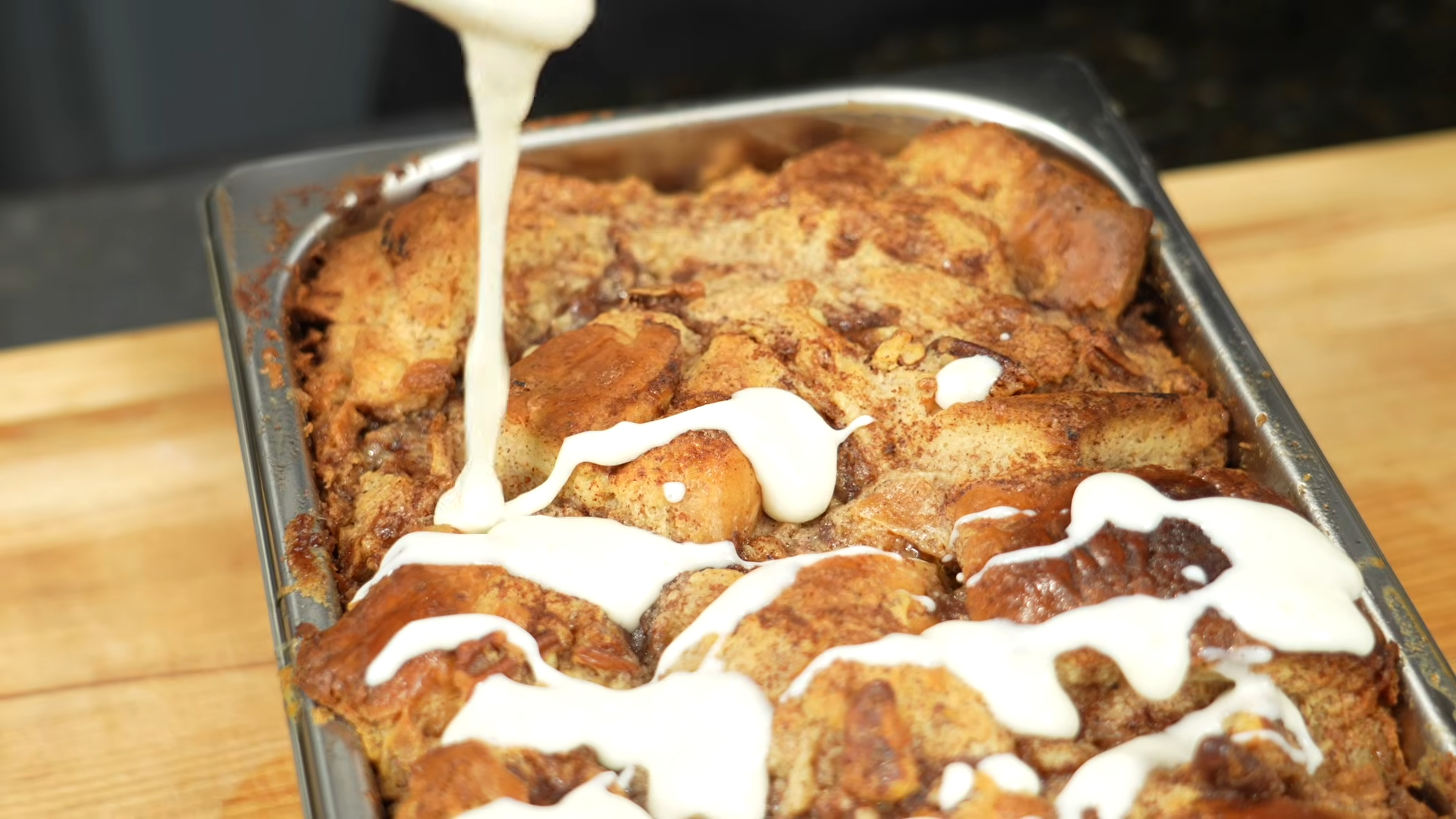 Best cinnamon roll bread pudding you can make at home