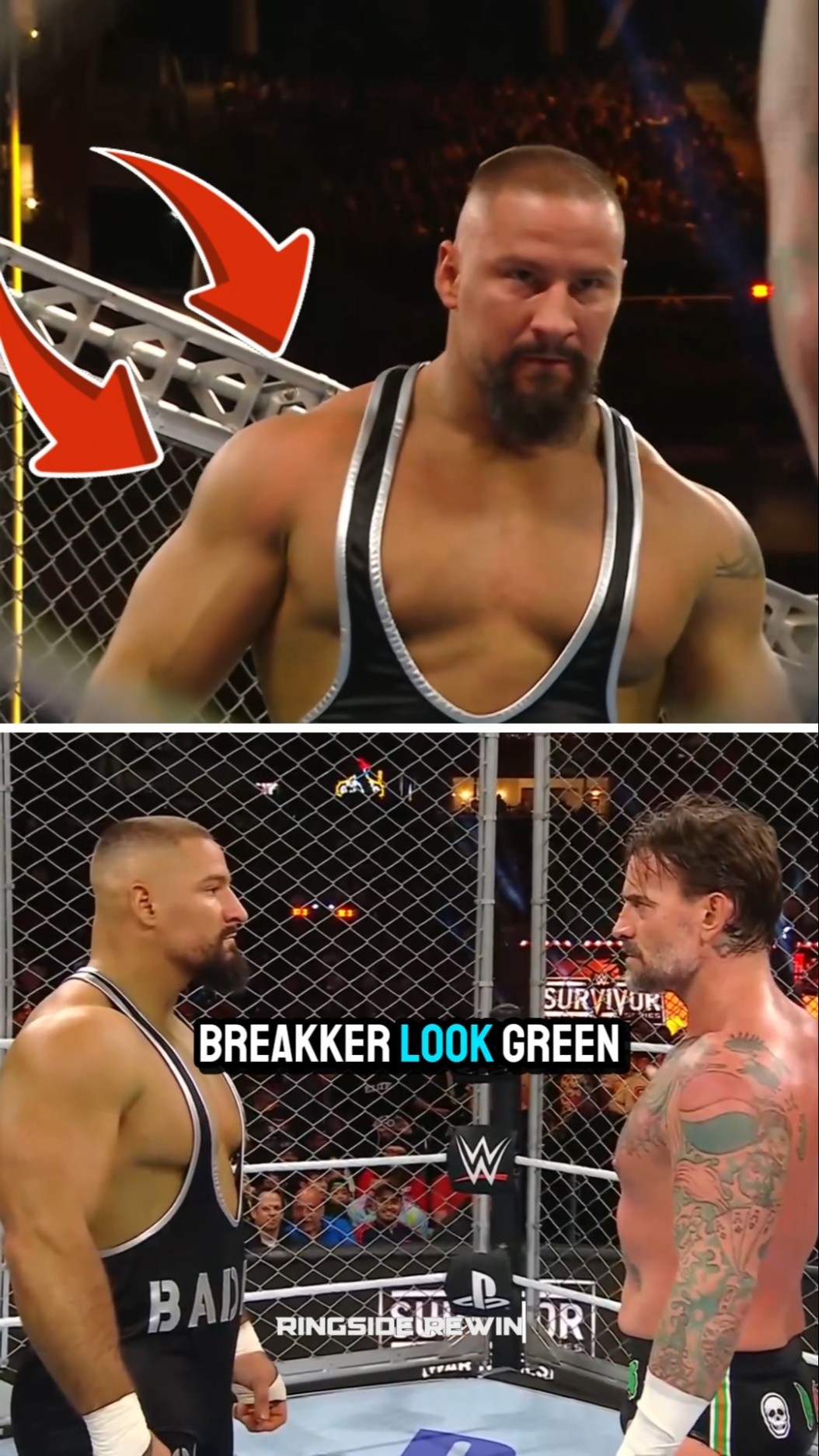 Why did Bron Breakker look green at Survivor Series?
