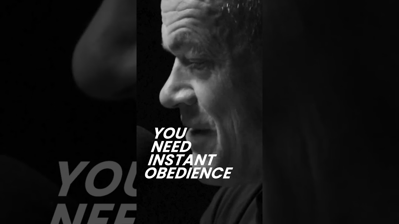 You are your leader. Obey yourself. --Jocko Willink