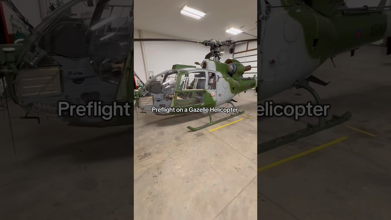 Preflight ASMR helicopter