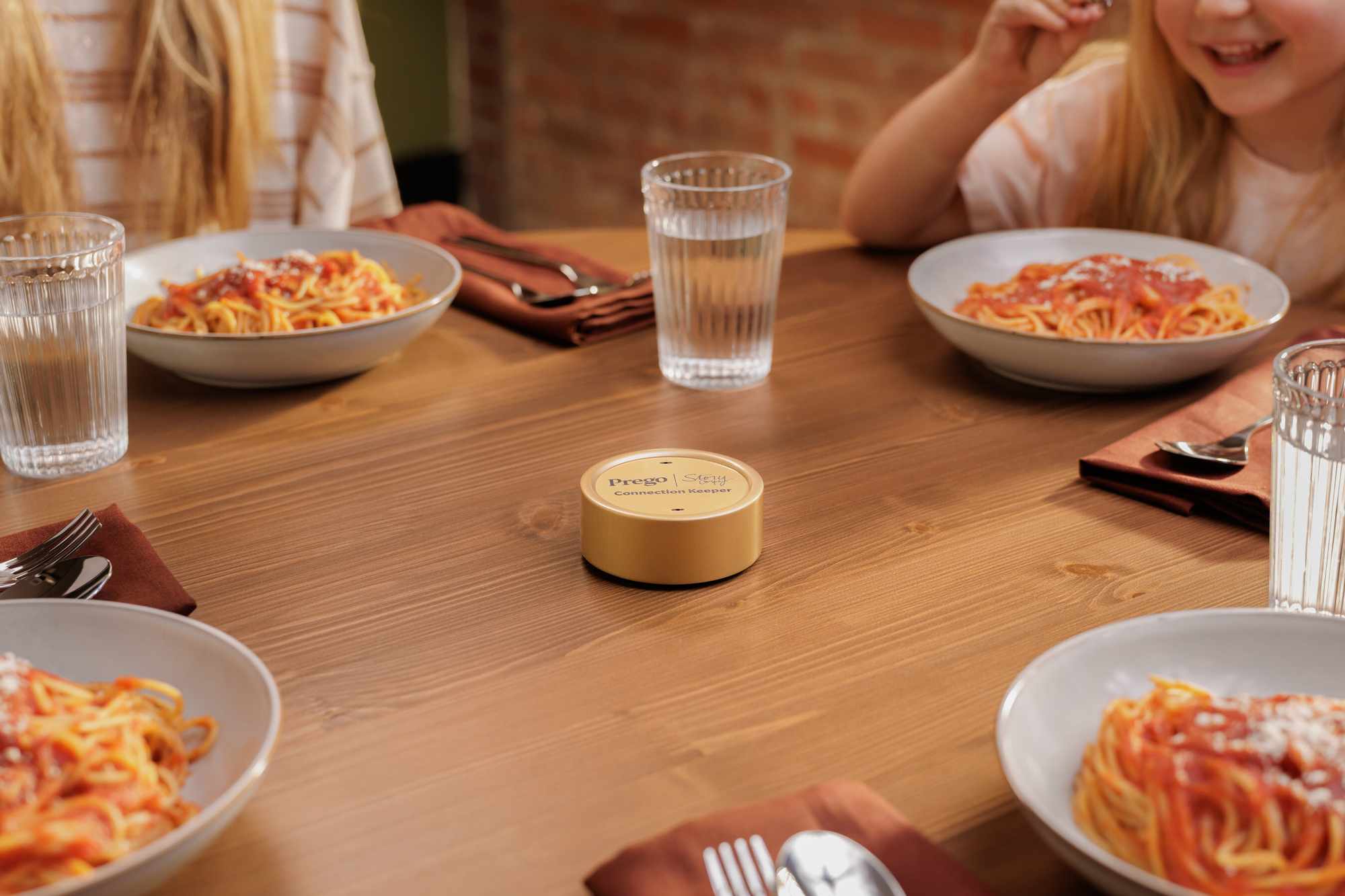Prego rolls out new device to record your dinner table conversations