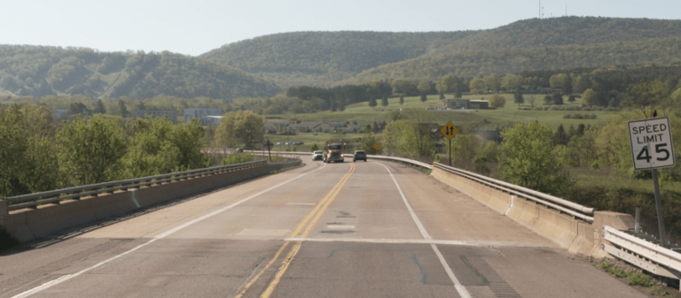 Speed display board installed on 322 near State College
