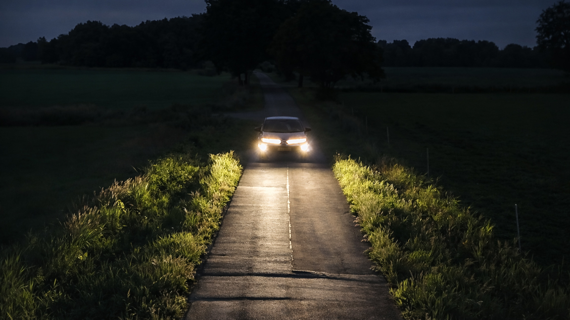 Xpeng G6 lights test at night interior and headlight review