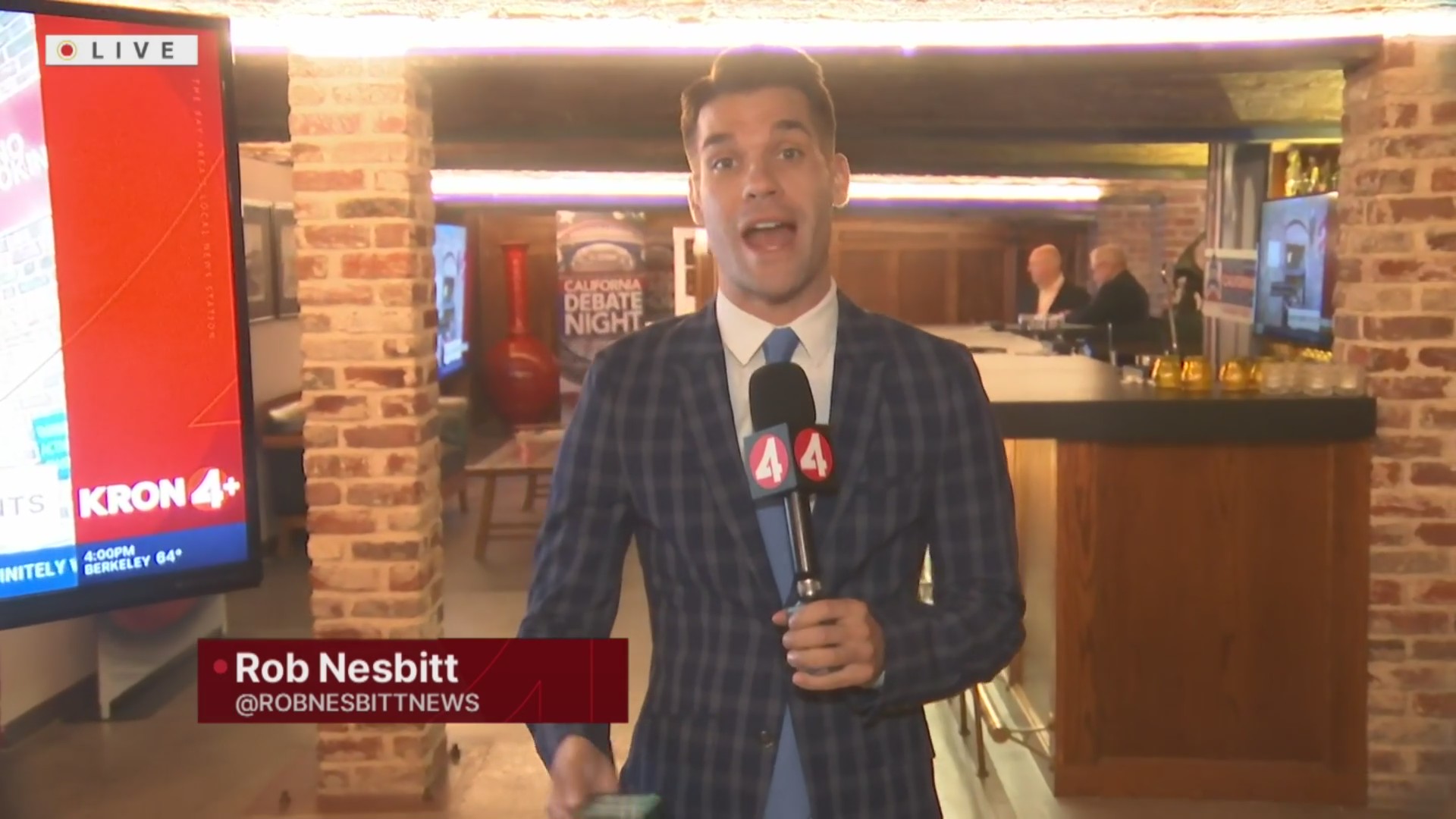 California governor's debate: Inside the media spin room