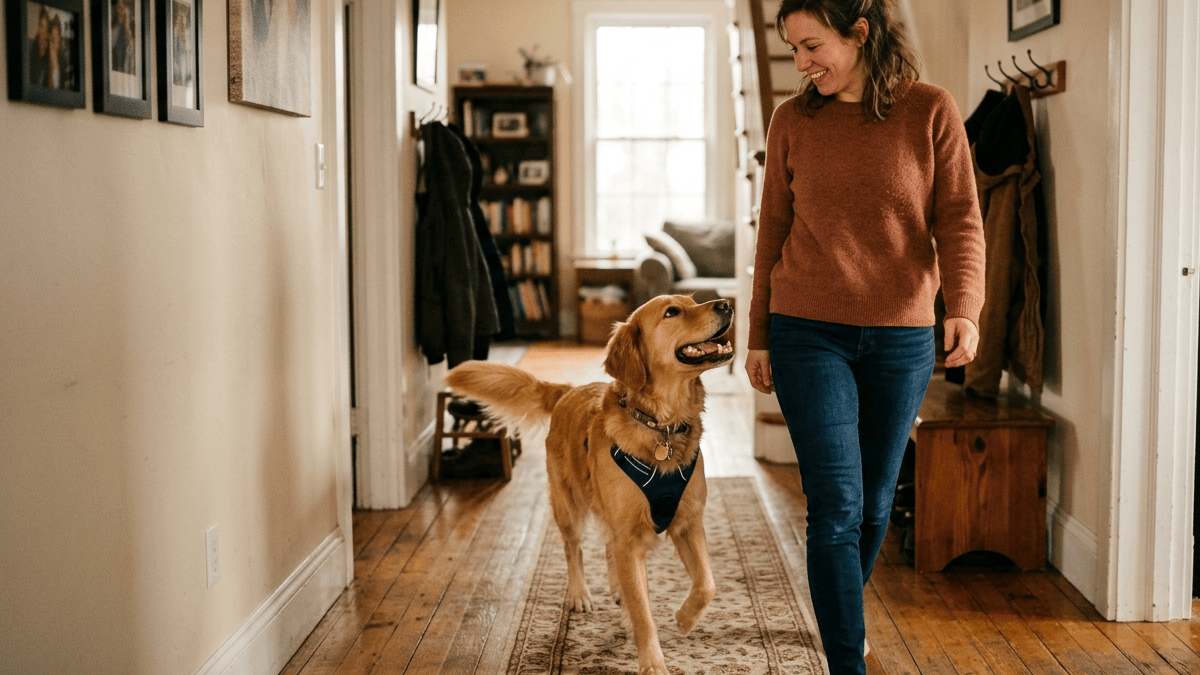 Why your dog follows you from room to room and what it really means ...