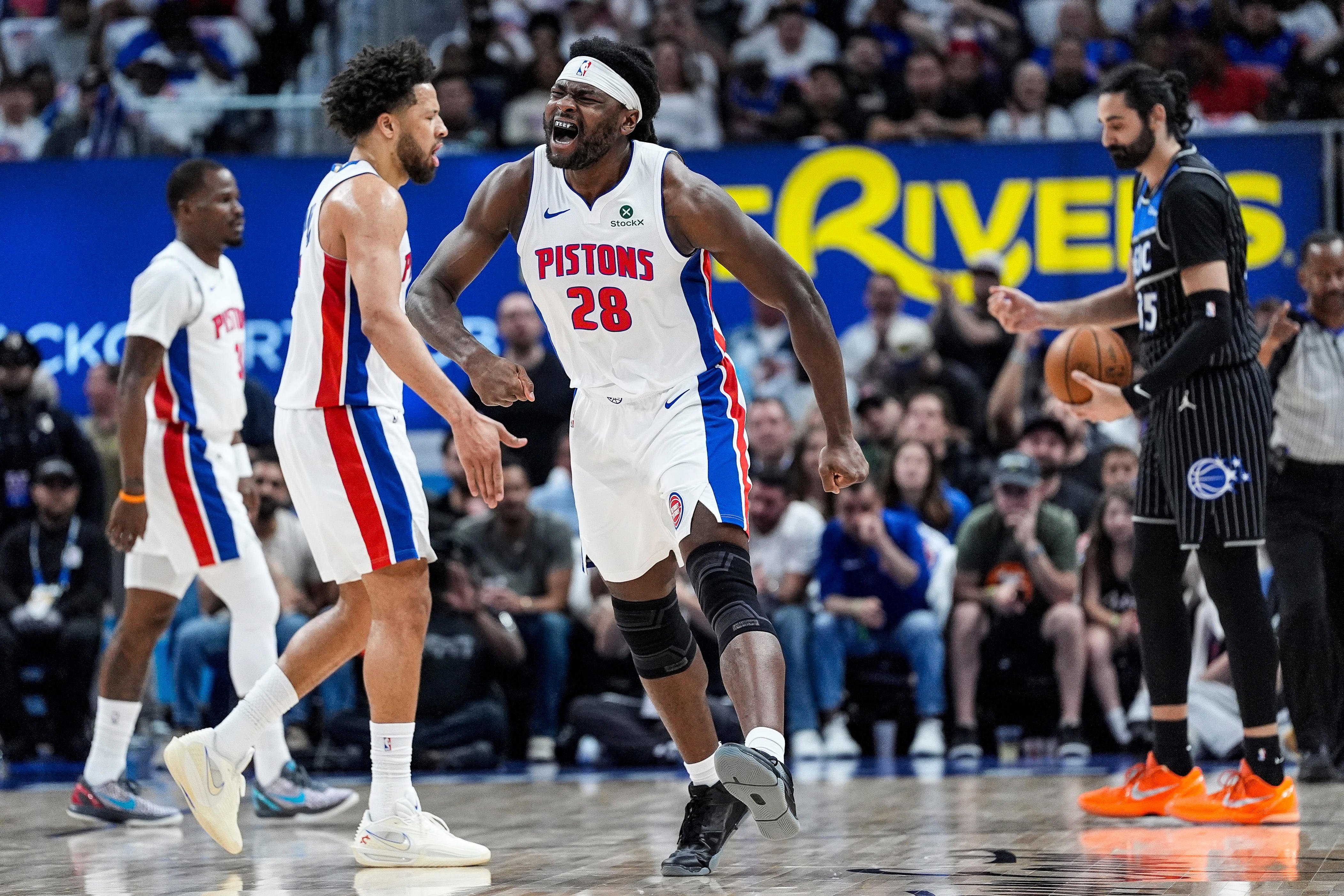 The reason behind Pistons wearing white in every playoff game vs Magic
