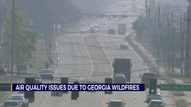 Wildfire smoke could impact air quality in the CSRA