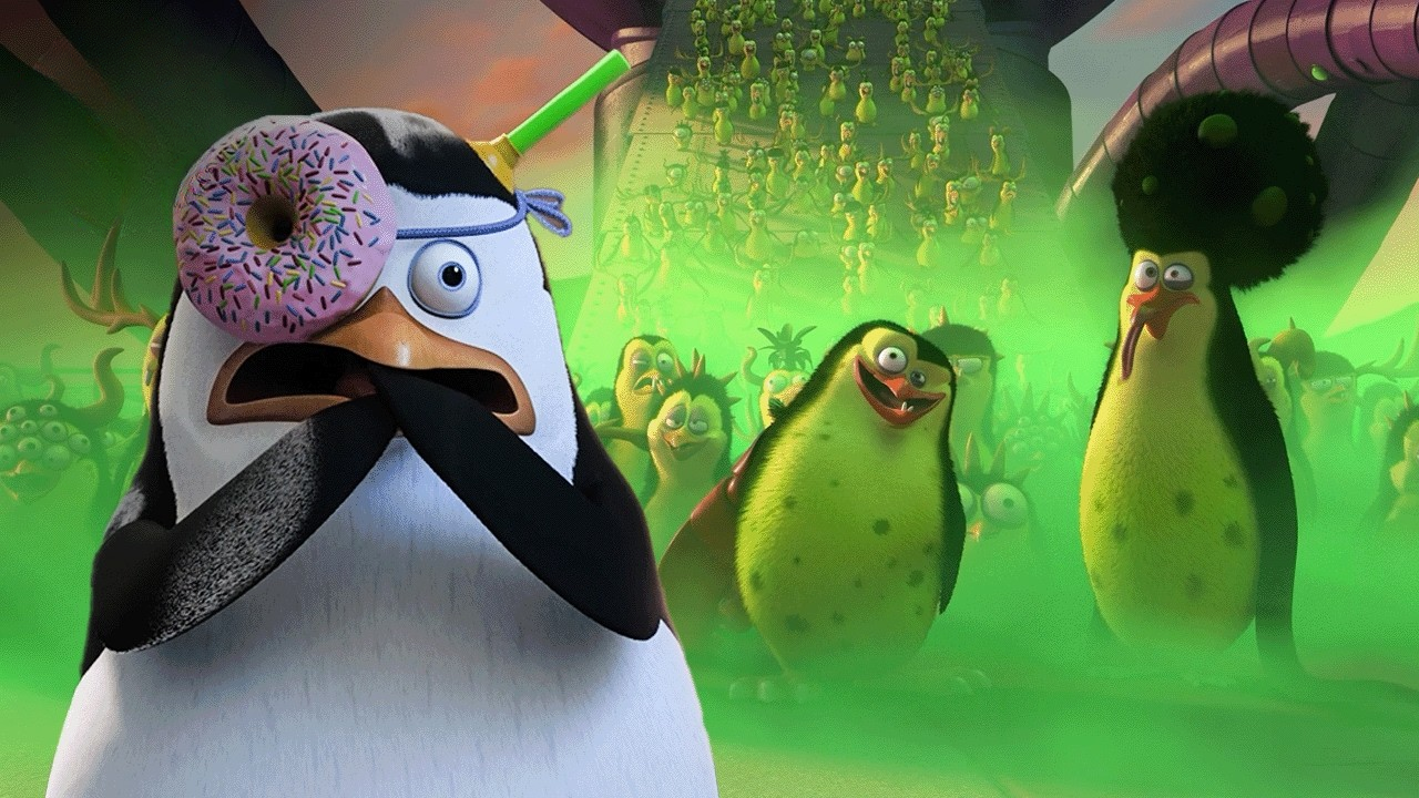 Dave Transforms the Penguins Into Mutant Monsters Penguins of Madagascar