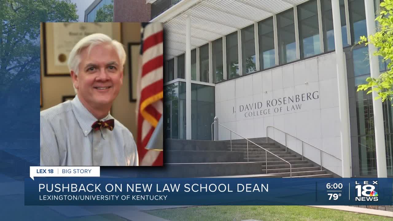 Pushback on new law school dean