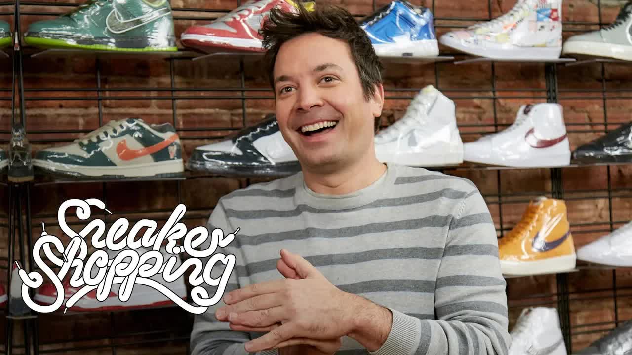 Jimmy Fallon goes sneaker shopping with Complex