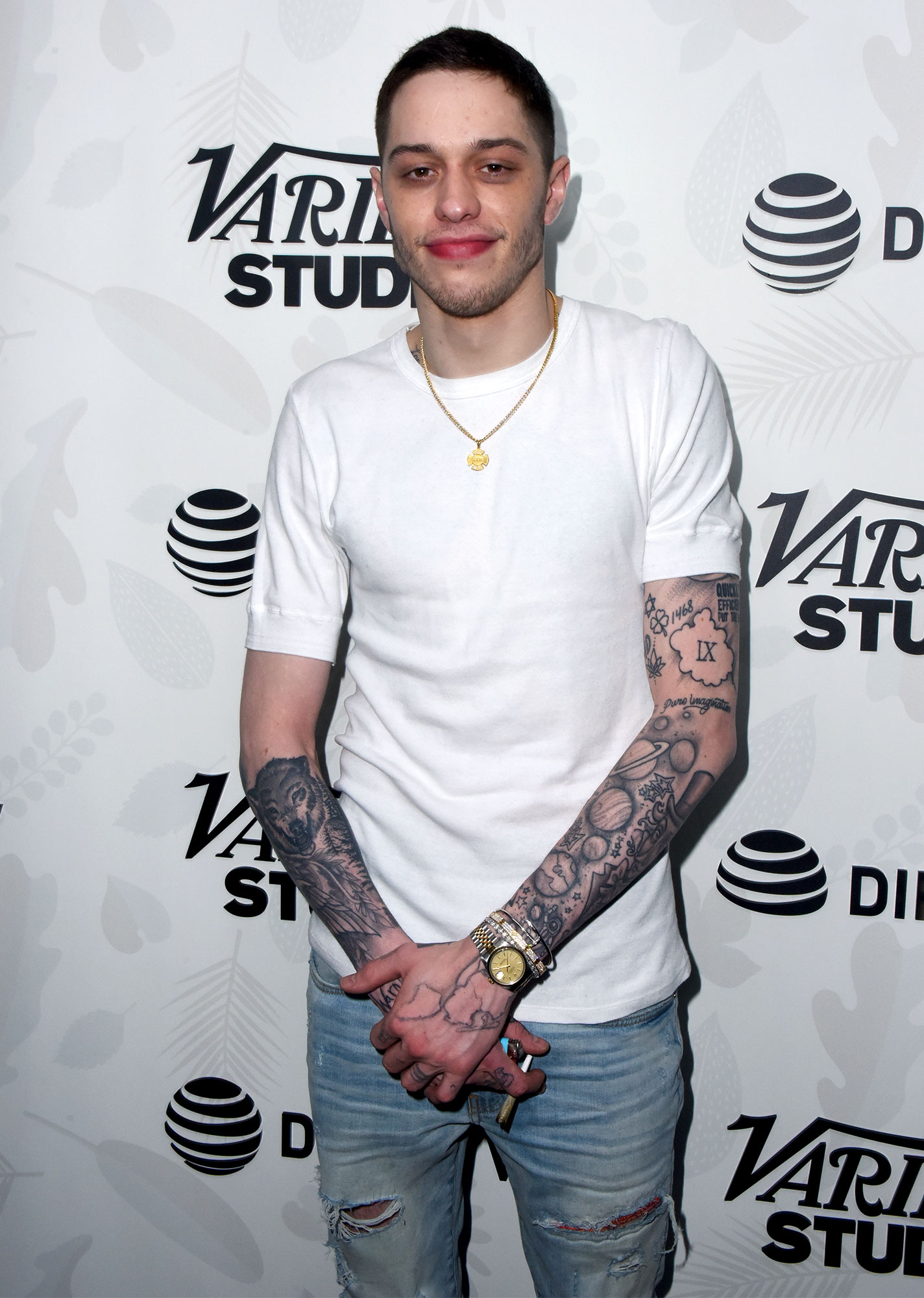 Pete Davidson debuts new face tattoo after spending $200K to remove his ink