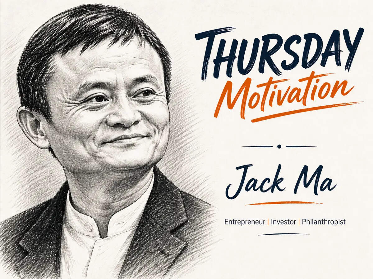 Thursday motivation by Jack Ma: 'Never give up. Today is hard, tomorrow ...