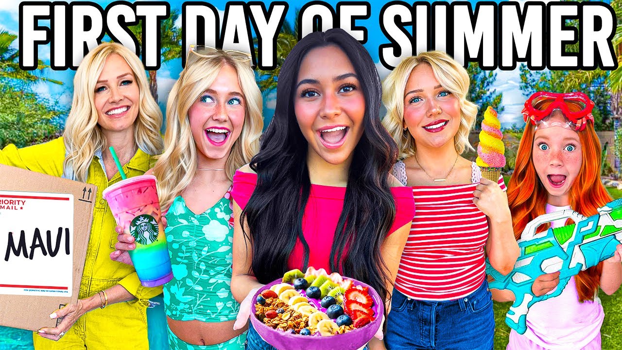 First day of summer morning routine 2025!⛱️ ☀️ 🍉