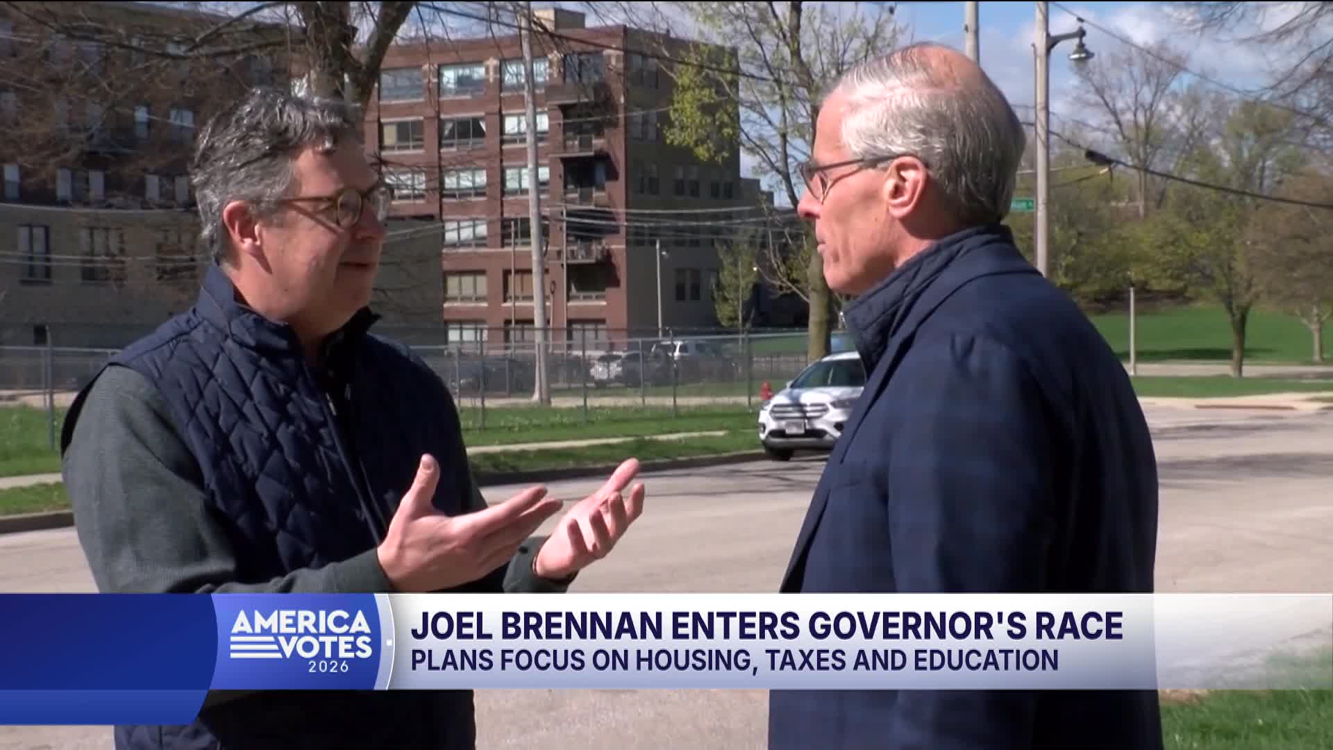 Joel Brennan talks school funding and campaign issues in run for governor