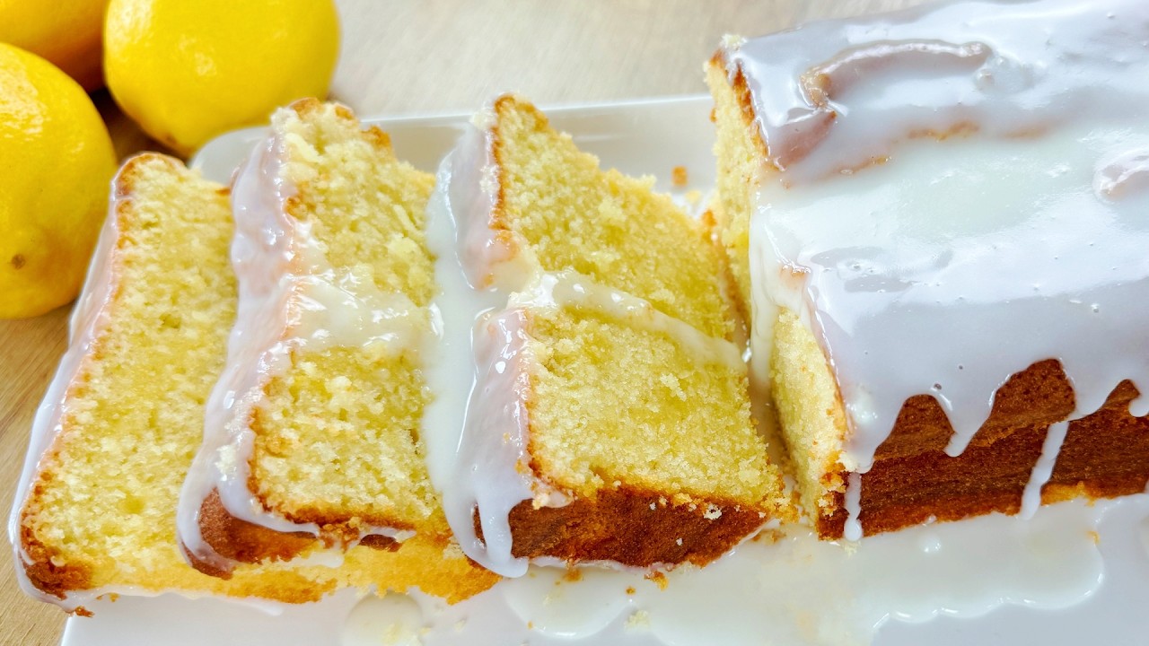Ultra soft lemon drizzle cake moist and zesty recipe