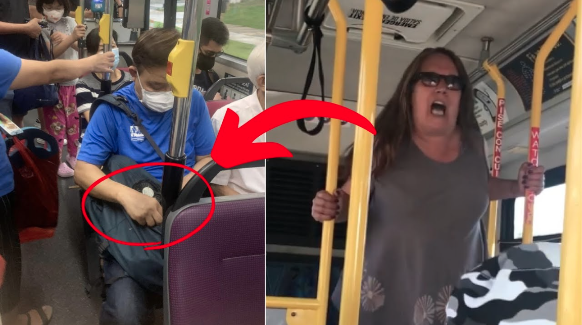 Mom demands teen give up his seat, what she discovers leaves her shocked