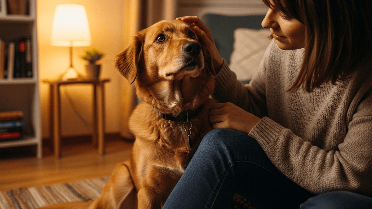 Why your dog follows you from room to room and what it really means ...