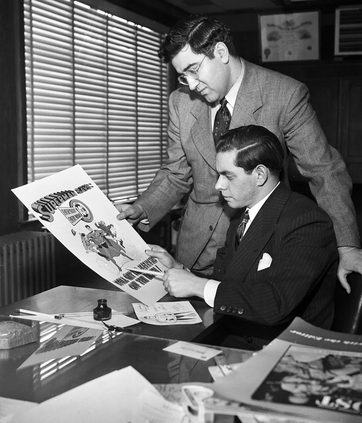 Superman creators Jerry Siegel and Joe Shuster sold the rights for $130 ...