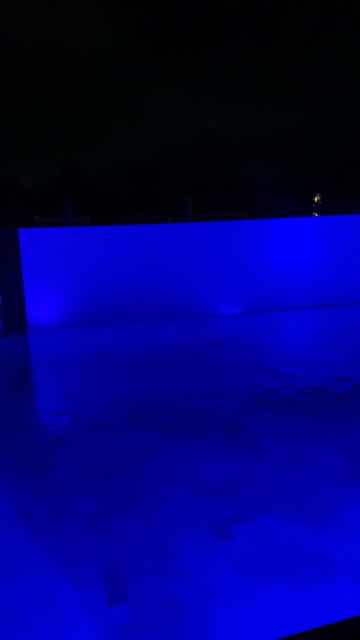Night swim at Sandals Royal Curaçao