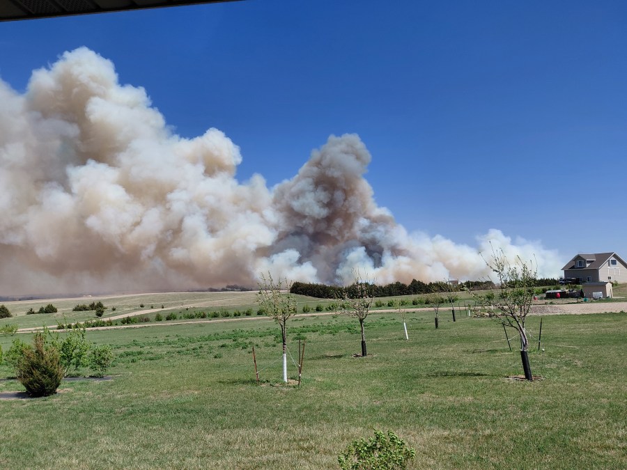 Crews respond to fire near Tabor, SD