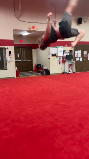 Insane air tricks and powerful gymnastics moves