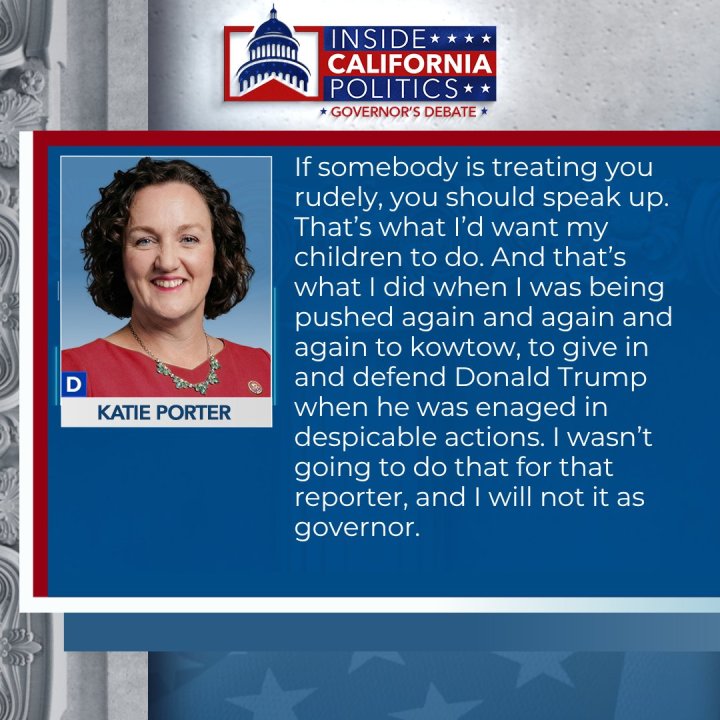 Live stream tonight, California’s top governor candidates debate