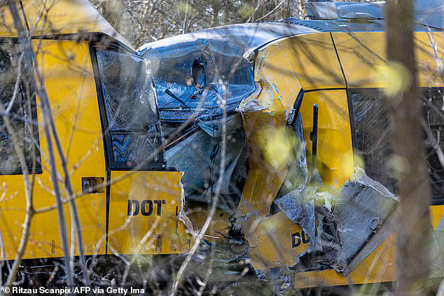Train collision leaves four people critical and 13 others injured in ...
