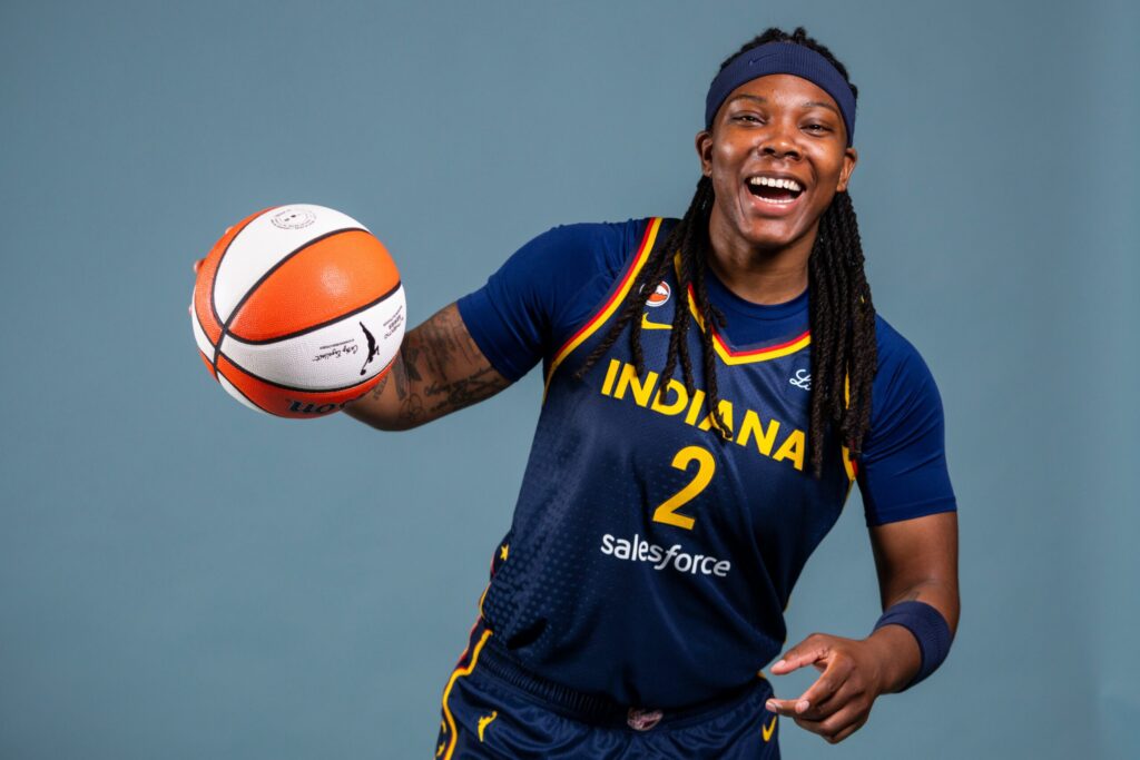 Myisha Hines-Allen credits Caitlin Clark, Aliyah Boston after Fever ...