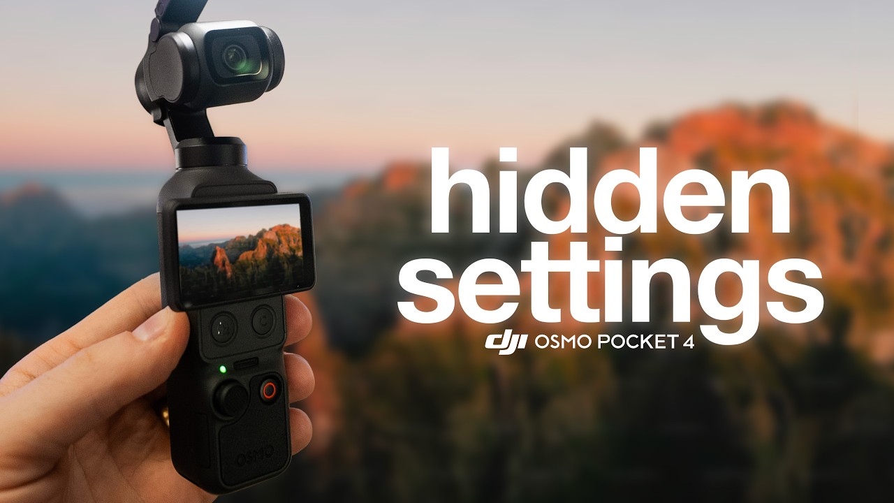 10 hidden DJI Pocket 4 settings you need to know