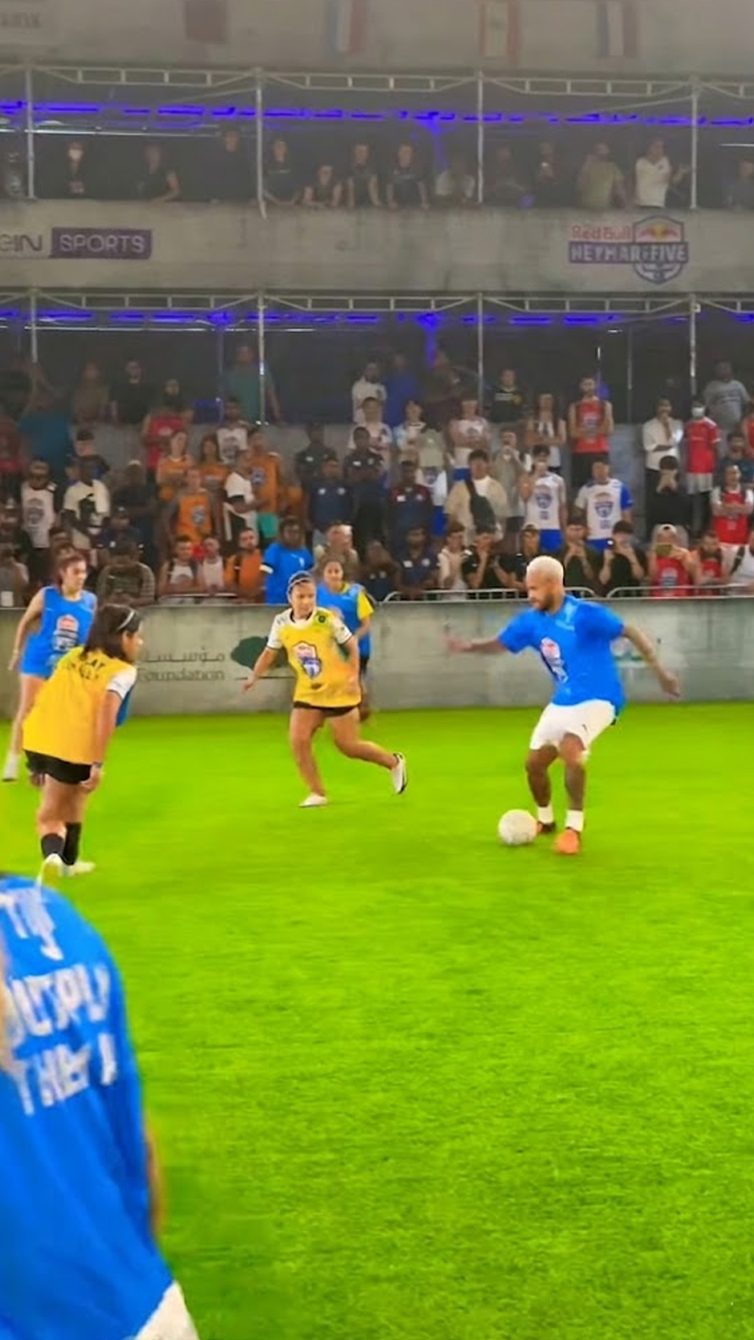 When Neymar shows his dribbling speed