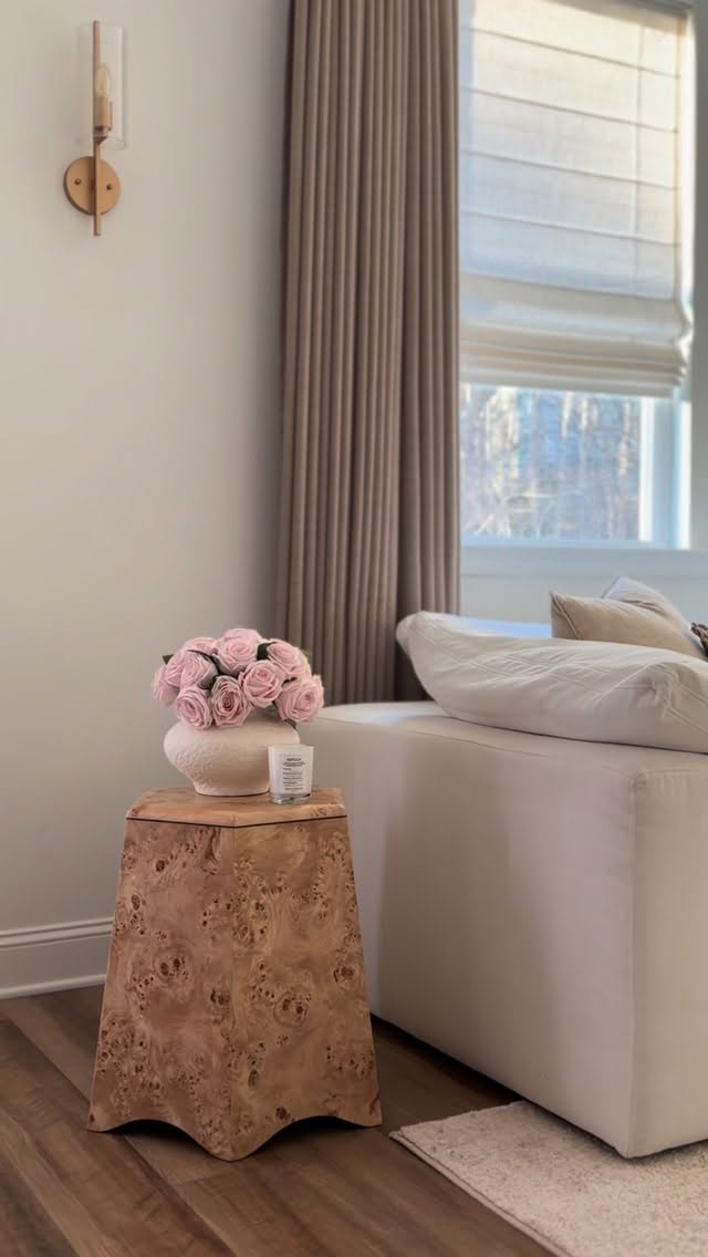 This side table instantly elevated my living room corner