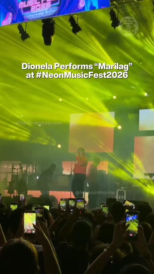 Dionela performs Marilag live at Neon Music Fest 2026