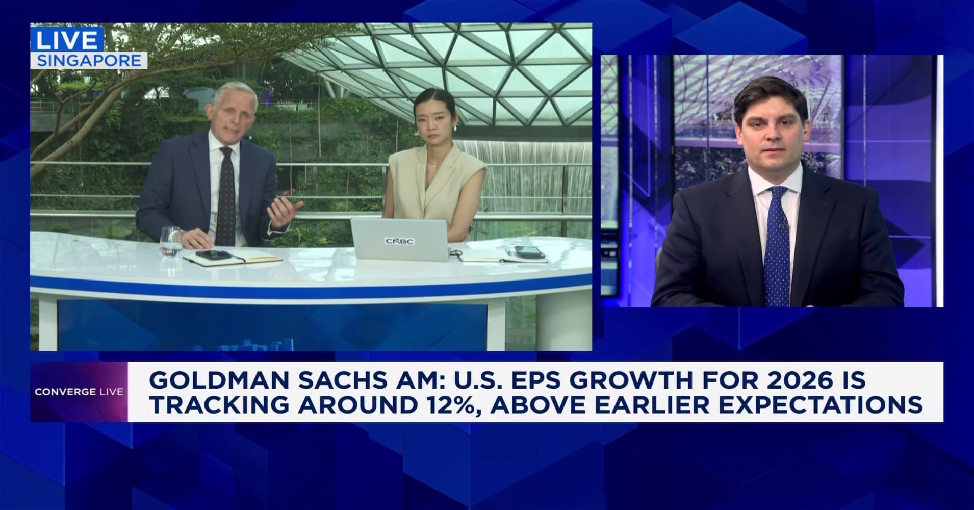 Healthy earnings backdrop remains due to AI investment and hyperscalers ...